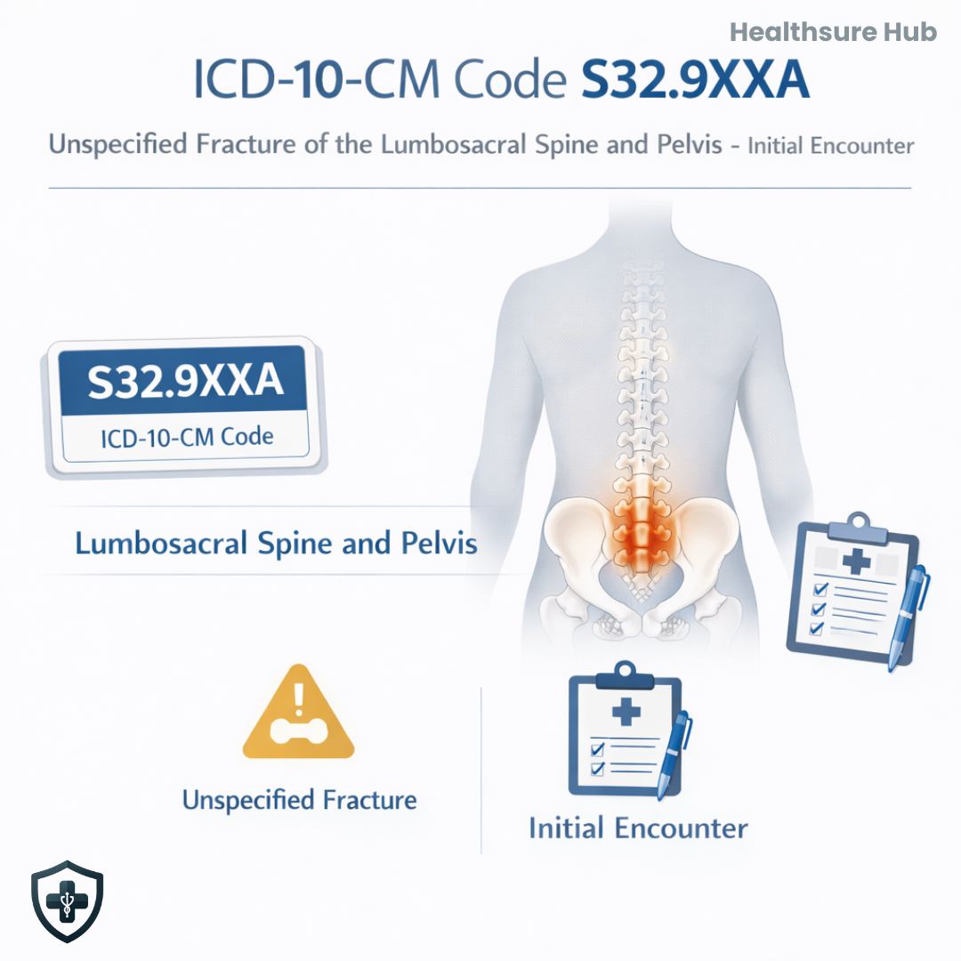 ICD-10 Code S32.9XXA – Unspecified Lumbosacral Fracture