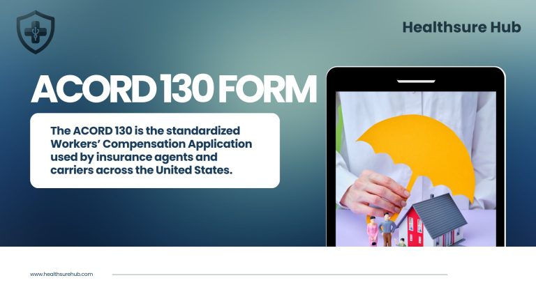 ACORD 130 Form | Workers’ Compensation Application Explained